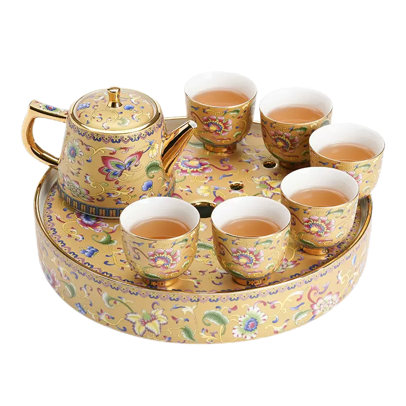 Gongfu Kung Fu Tea Set With Tray | Lulu Teaware