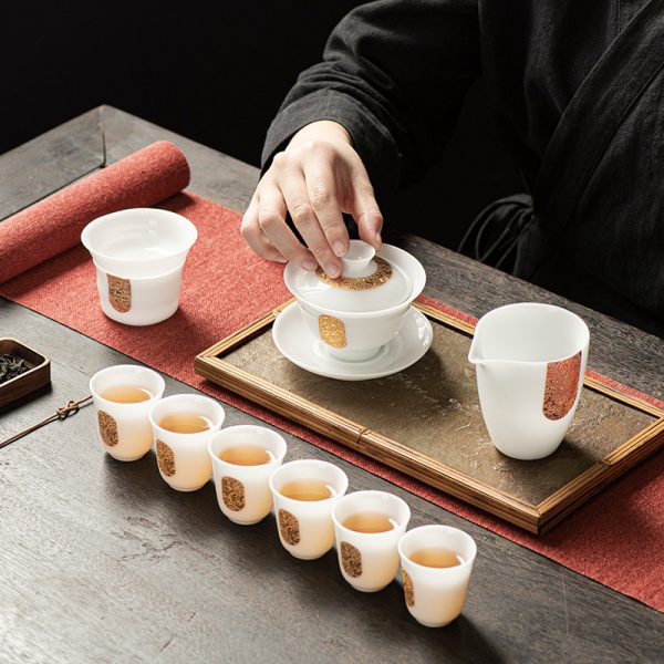 Blue Glaze Porcelain Inlaid with Gold Dragon Traditional Chinese ...