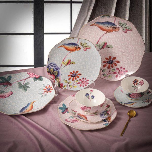 6.8 Fl Oz/200 ML Vintage Cuckoo and Floral English Bone China Tea Cups ...