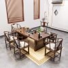 Chinese Tea Table | Gongfu Tea Ceremony Table | With Chairs Drains