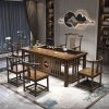 Chinese Tea Table | Gongfu Tea Ceremony Table | With Chairs Drains