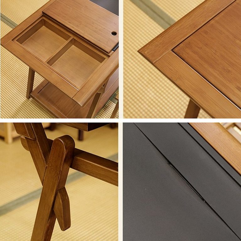 Traditional Small Chinese Movable Gongfu Tea Ceremony Table with Water ...