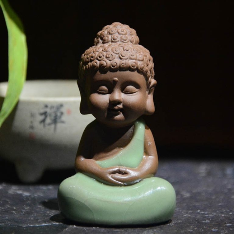 Chinese Yixing Antique Cute Pee Pee Boy Purple Clay Tea Pet Gongfu Tea ...